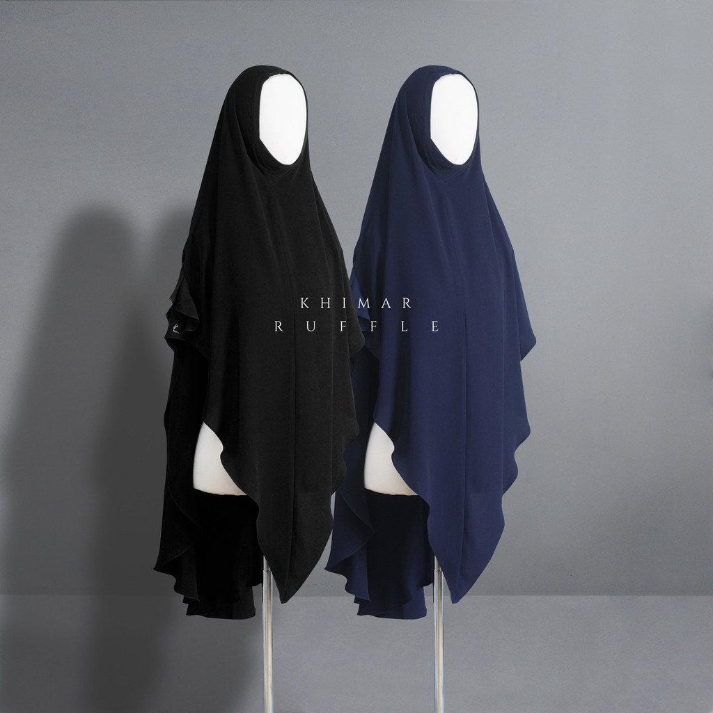 Jual Lunaci Modest Khimar Mazaya Ruffle Series | Shopee Indonesia