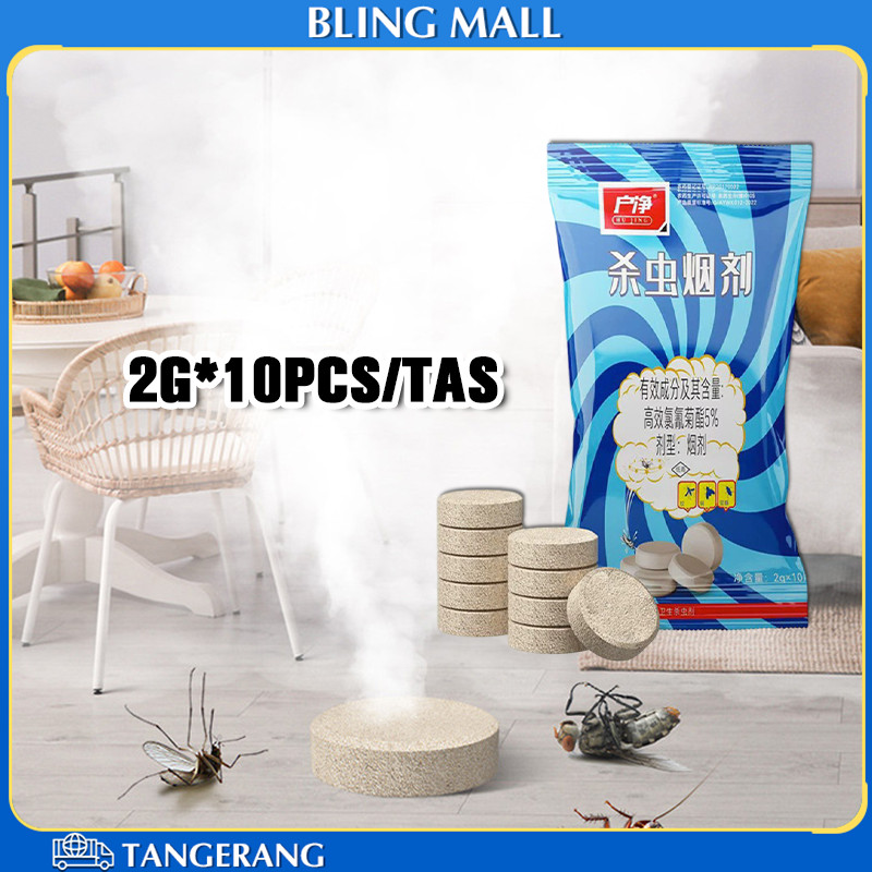 Jual 2G*10PCS/Tas Asap Insektisida Insect Killer Kutu Kasur Pembasmih ...