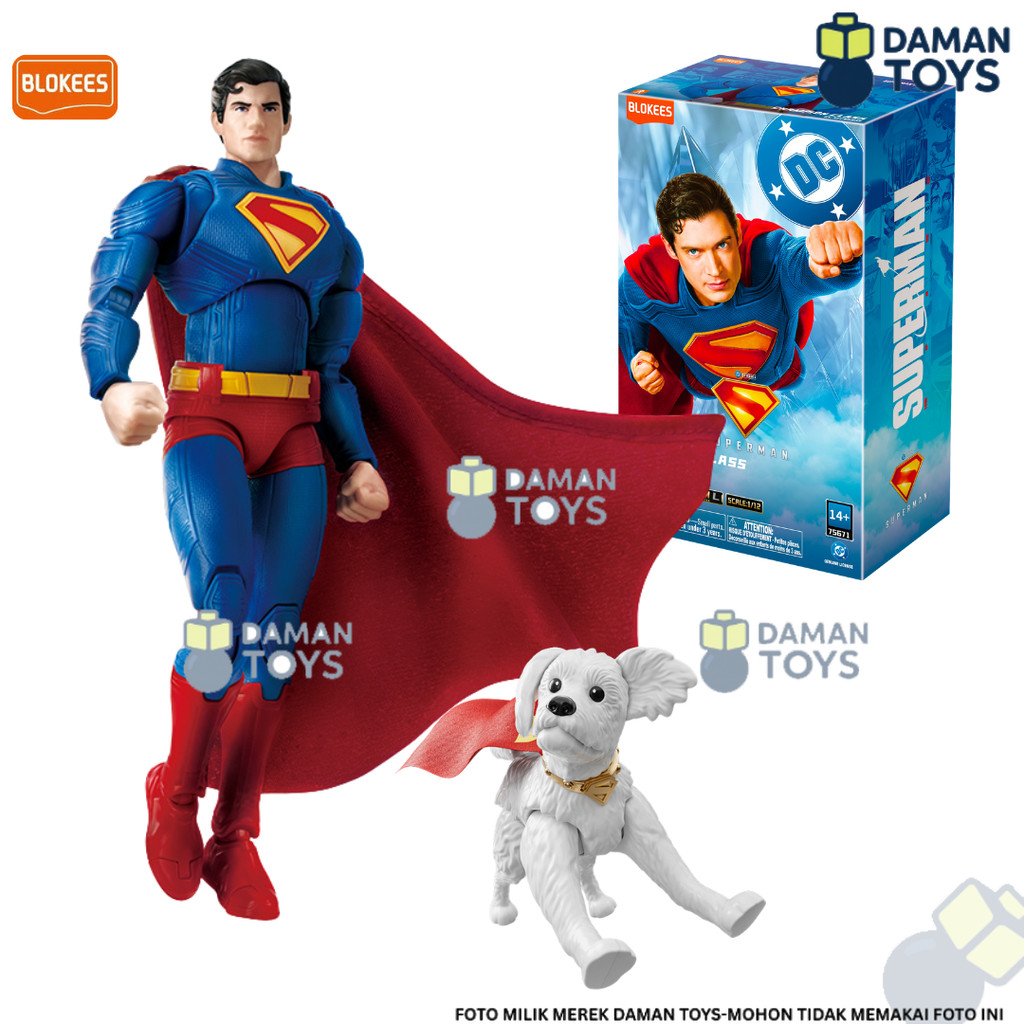 Jual Blokees Superman Champion Class Krypto Dog Action Figure DC Original | Shopee Indonesia