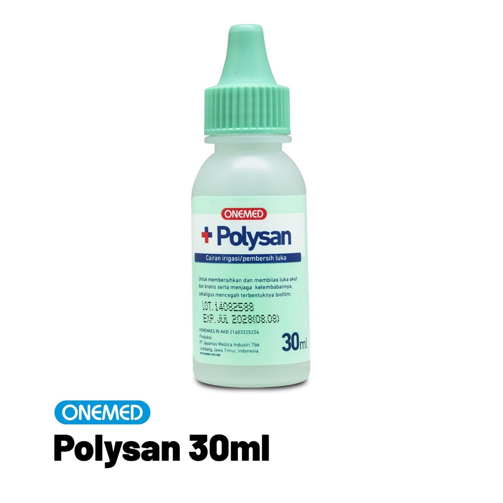 Jual ONEMED Polysan 30 Ml - Cairan Cuci Luka (PHMB) | Shopee Indonesia