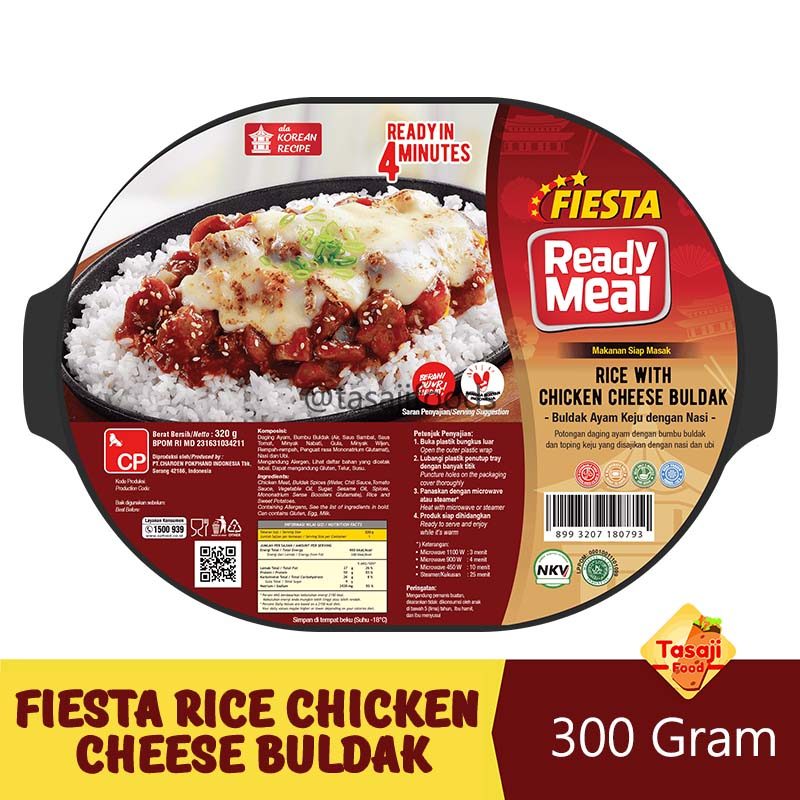Jual Fiesta Rice With Chicken Cheese Buldak 320 Gram Ready Meal Tazaj ...