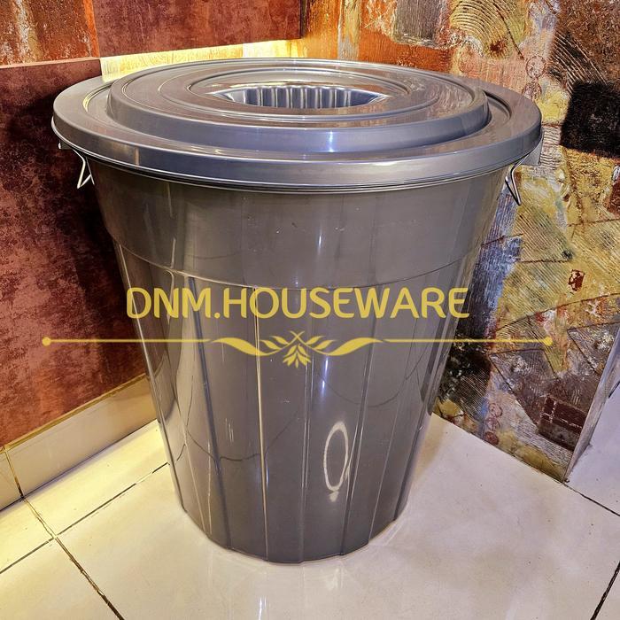 Jual Tong Gentong Ember Bak Bertutup Tutup Air Mandi Sampah Outdoor ...