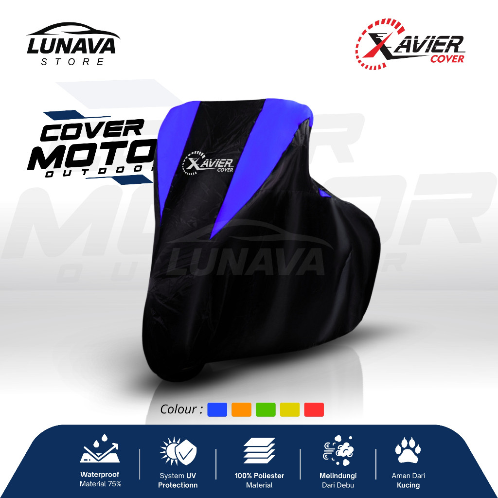 Jual LUNAVA Xavier Cover Motor Supra, Vega, Jupiter, Mx King, Revo ...