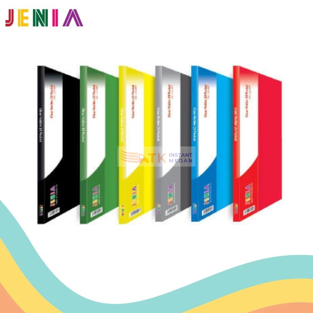 Jual Map Clear Holder Jenia Ukuran Folio Isi 20 Lembar Eceran Document ...