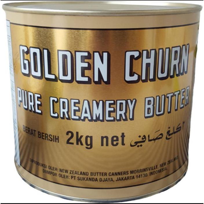 Jual Butter Golden Chrun -Golden Churn Butter 2kg - Pure Creamery ...