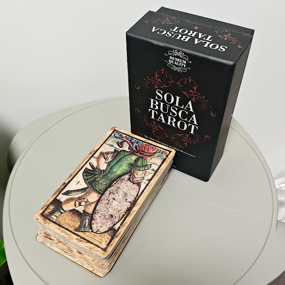 Jual Sola Busca Tarot Deck In Rigid Box 12*7cm 78 Pcs Vintage Tarot ...