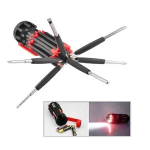 Jual Set Obeng 8 In 1 Multi Screwdriver Tools Senter Lampu Serbaguna 8 ...