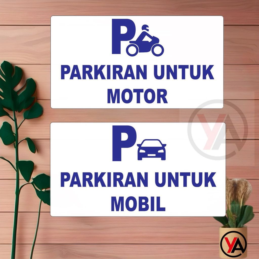 Jual YA SIGN AKRILIK ARAH PETUNJUK RAMBU PARKIRAN UNTUK MOBIL& MOTOR ...