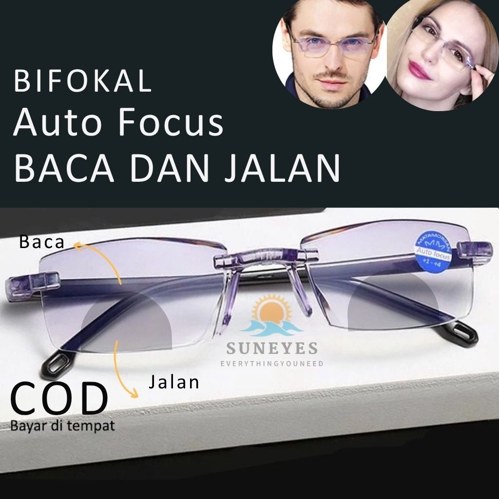 Jual Kacamata Baca Auto fokus Bifokal Baca dan Jalan Anti Radiasi ...
