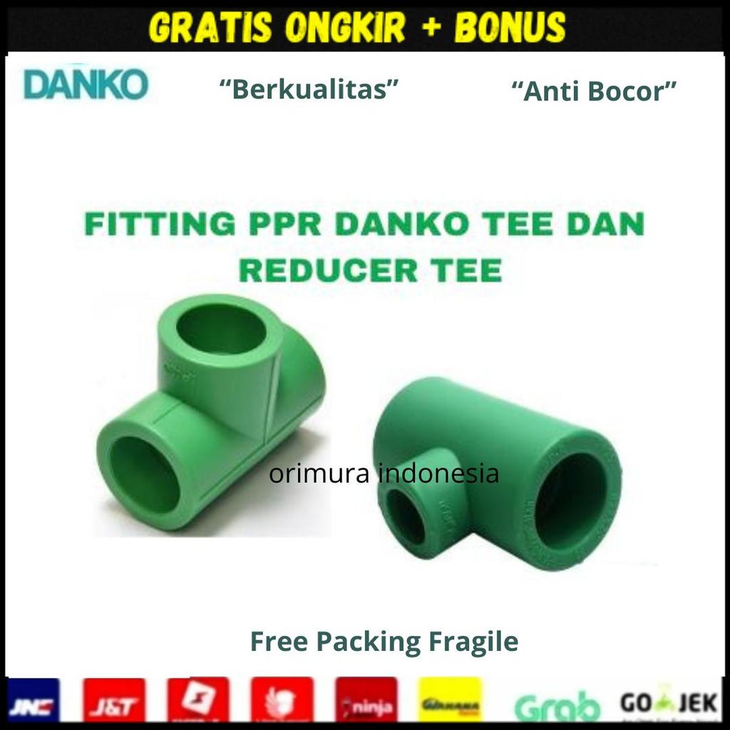 Jual Danko Fitting Pipa PPR Tee Reducer – Ukuran 1/2 ke 1 Inch – T32x25 ...