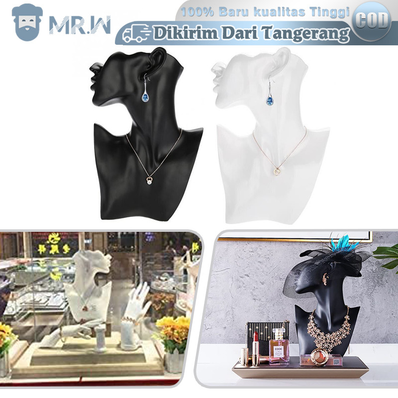 Jual Manekin Display Leher Perhiasan Display Pajangan Anting Kalung ...