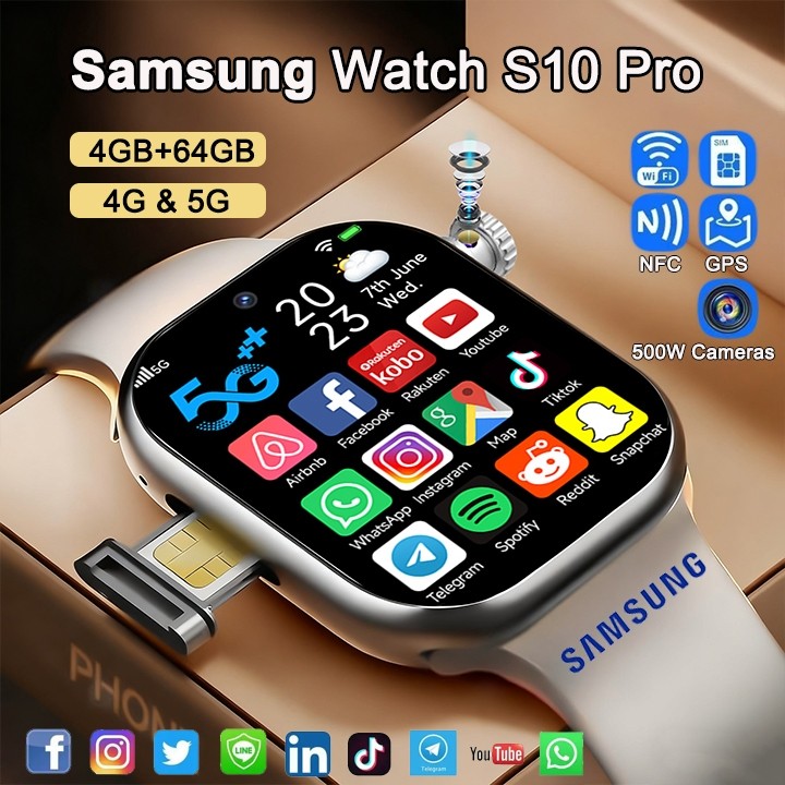 Jual CUCI GUDANG [Rotary Kamera] Samsung Smartwatch 4G & 5G Sim Card ...