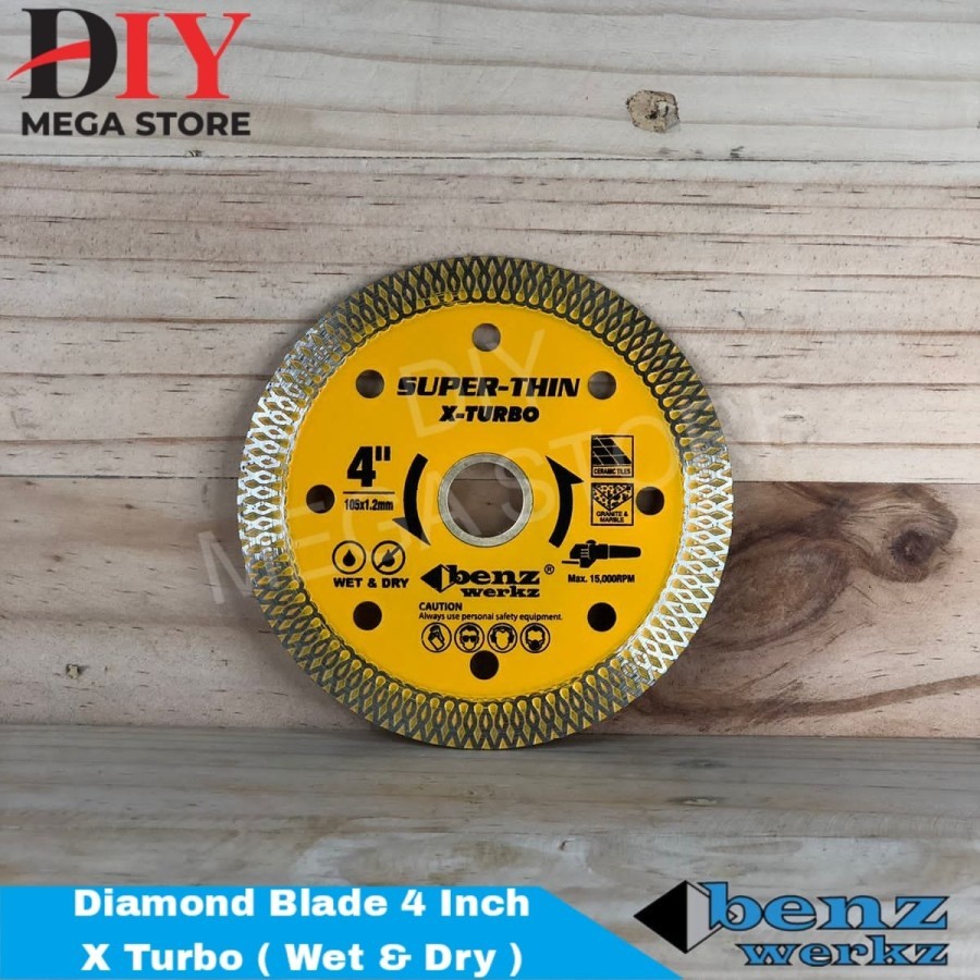 Jual BENZ WERKZ Diamond Blade X Turbo Cut Model Batik Basah Kering ...