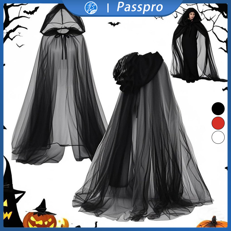 Jual Kostum Halloween Jubah Vampire Penyihir Hantu Jubah Cosplay Jaring ...