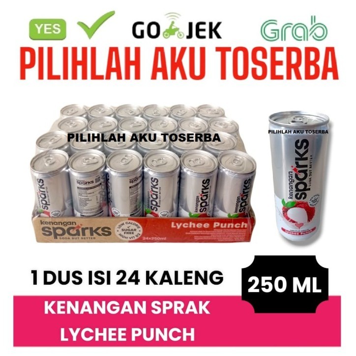 Jual Kenangan SPARKS LYCHEE LECI Kaleng 250 ml - ( HARGA 1 DUS ...