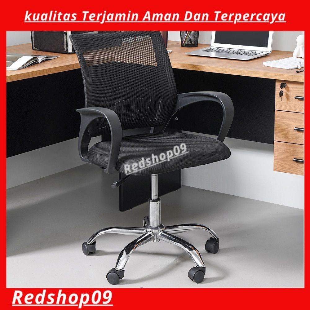 Jual Informa G Zaki Kursi Kantor Sandaran Rendah - Hitam/Kursi Kantor ...