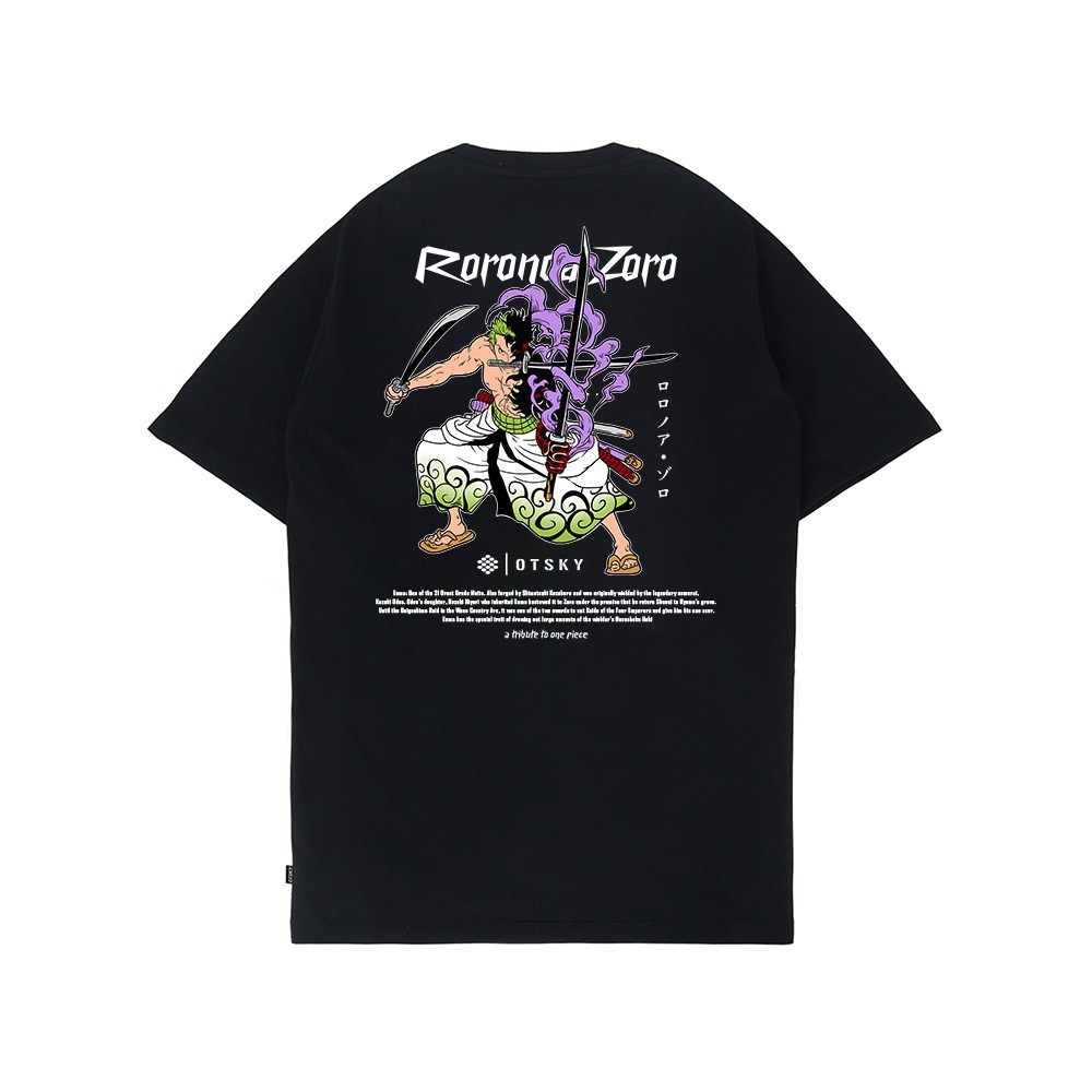 Jual Otsky Kaos Pria Anime Roronoa Zoro Onepiece X 2060 Cotton 24s ...