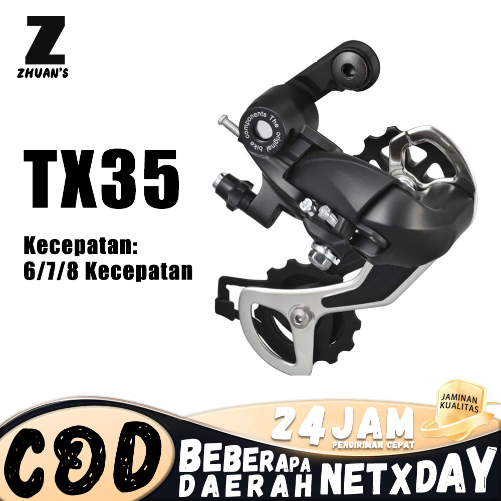 Jual TX35 Tourney 6/7/8 Speed Sepeda Gunung Rear Belakang Derailleur ...