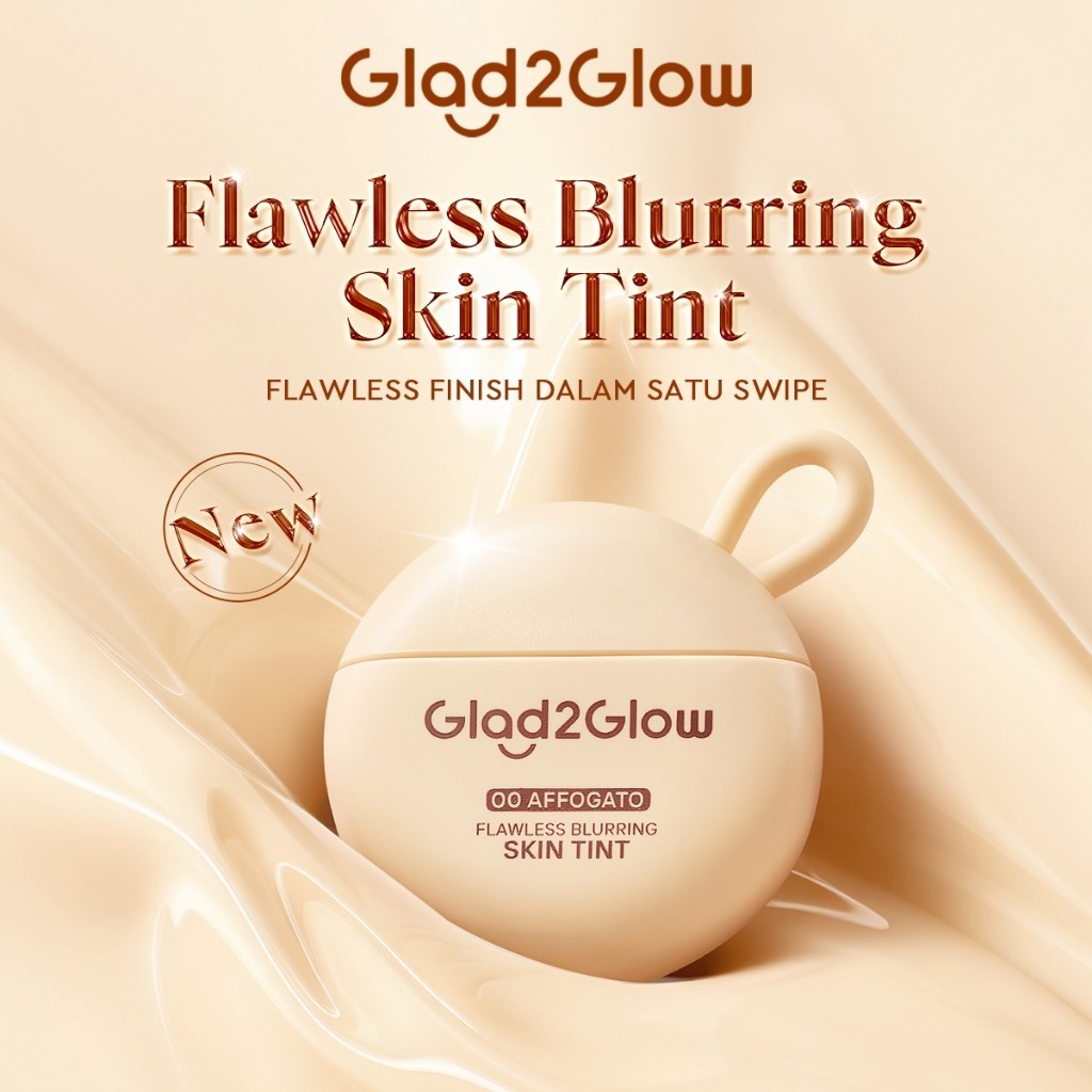Jual [New Launch] Glad2Glow FLAWLESS BLURRING SKIN TINT 30ML Concealer ...