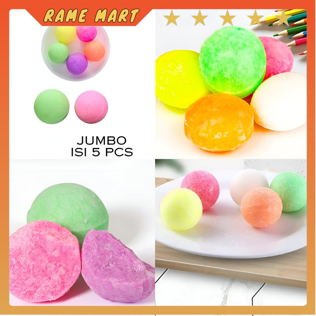 Jual Kapur Barus Bola Warna-Warni Isi 5 | Kamper Ball Pengharum Lemari ...