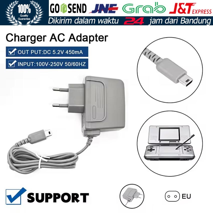 Jual Charger Nintendo DS XL Fast Charging 3.0A / Adaptor Universal ...