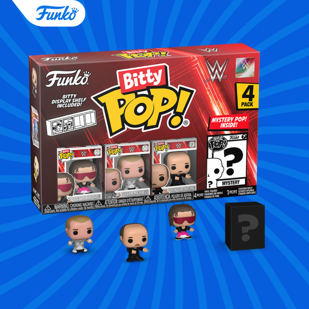 Jual Funko Bitty POP! WWE - Bret Hart 4PK | Shopee Indonesia