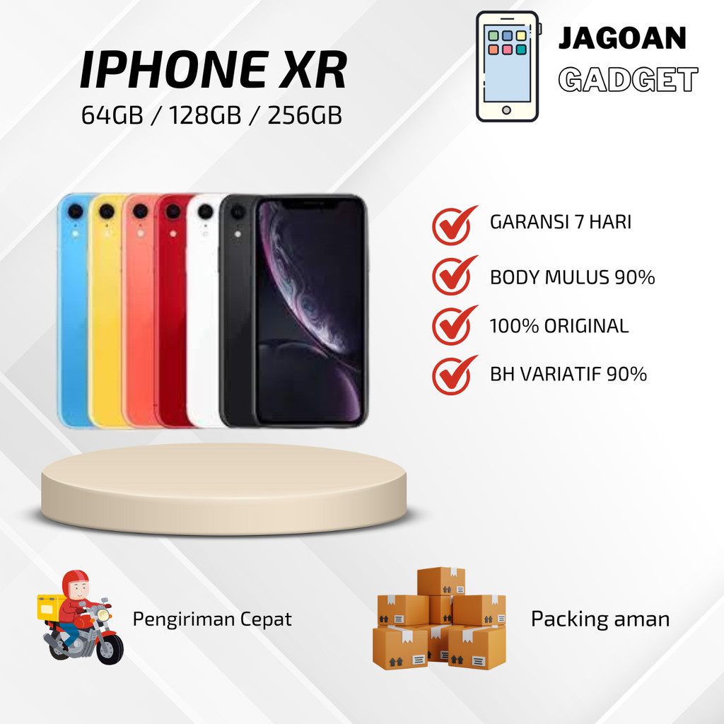 Jual HP iPh XR Second 64GB 128GB 256GB Fullset | JAGOAN GADGET | Shopee ...