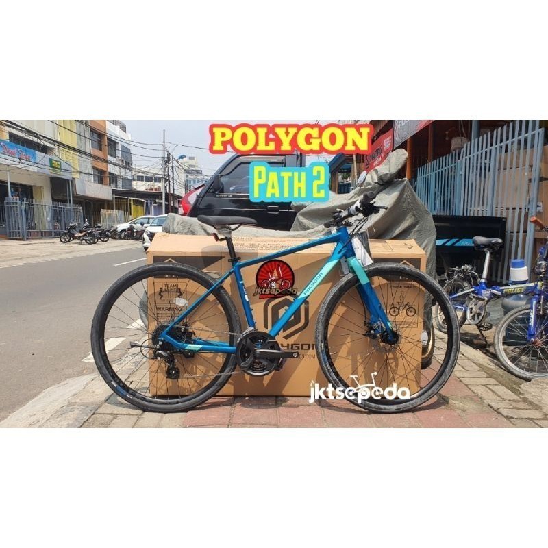 Jual Sepeda Urban Hybrid POLYGON Path 2 | Shopee Indonesia