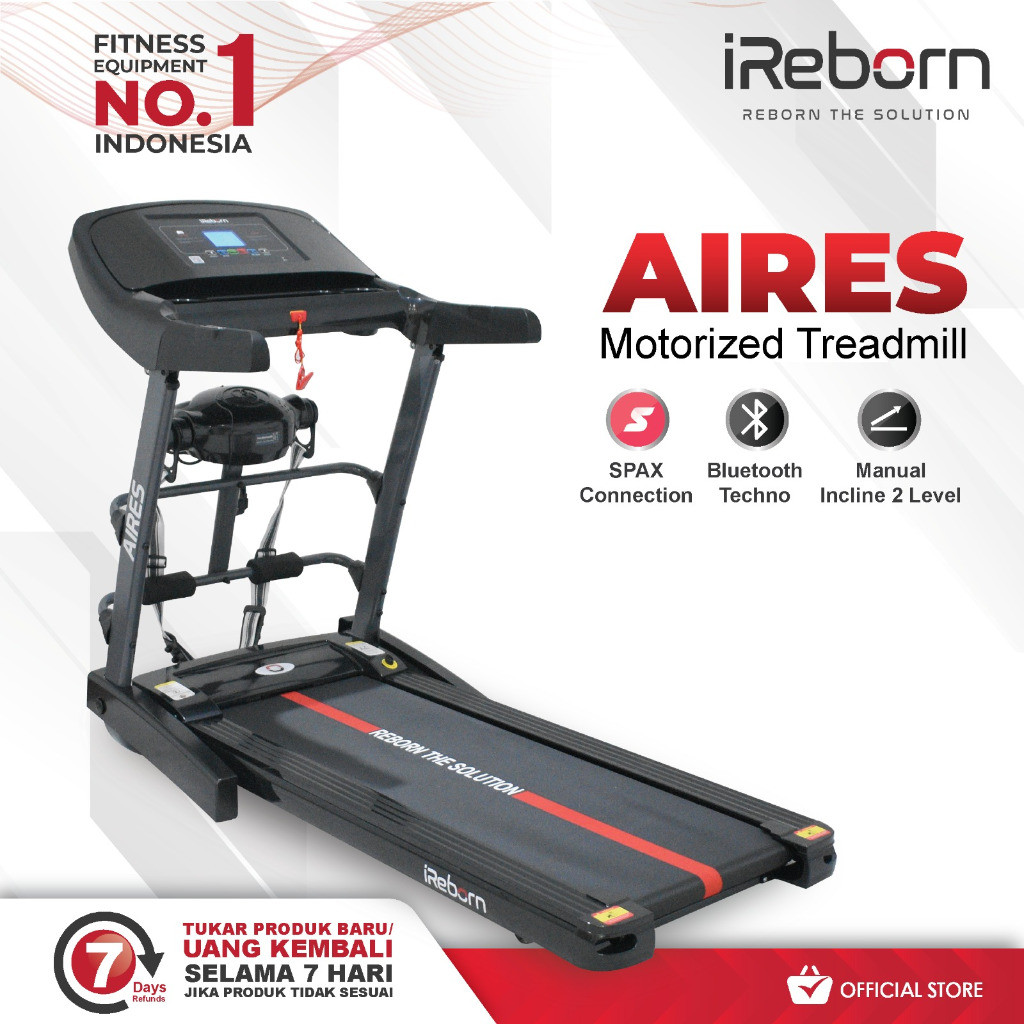 Jual iReborn - Alat Fitness Treadmill Elektrik Aires (BANDUNG) | Shopee ...