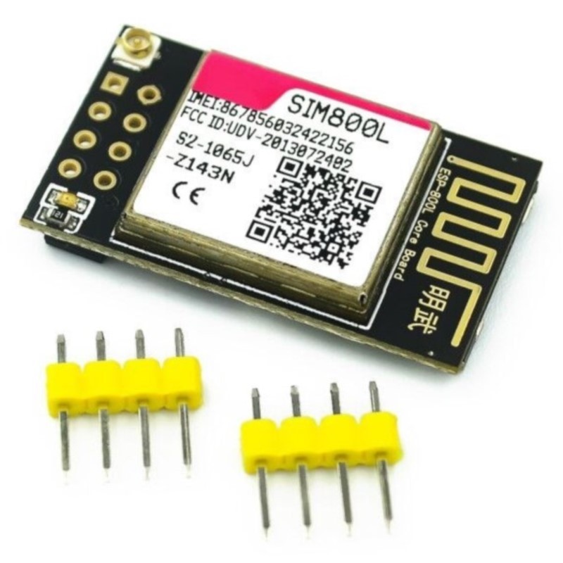 Jual SIM800L GPRS GSM module micro sim card core board quad-band TTL ...
