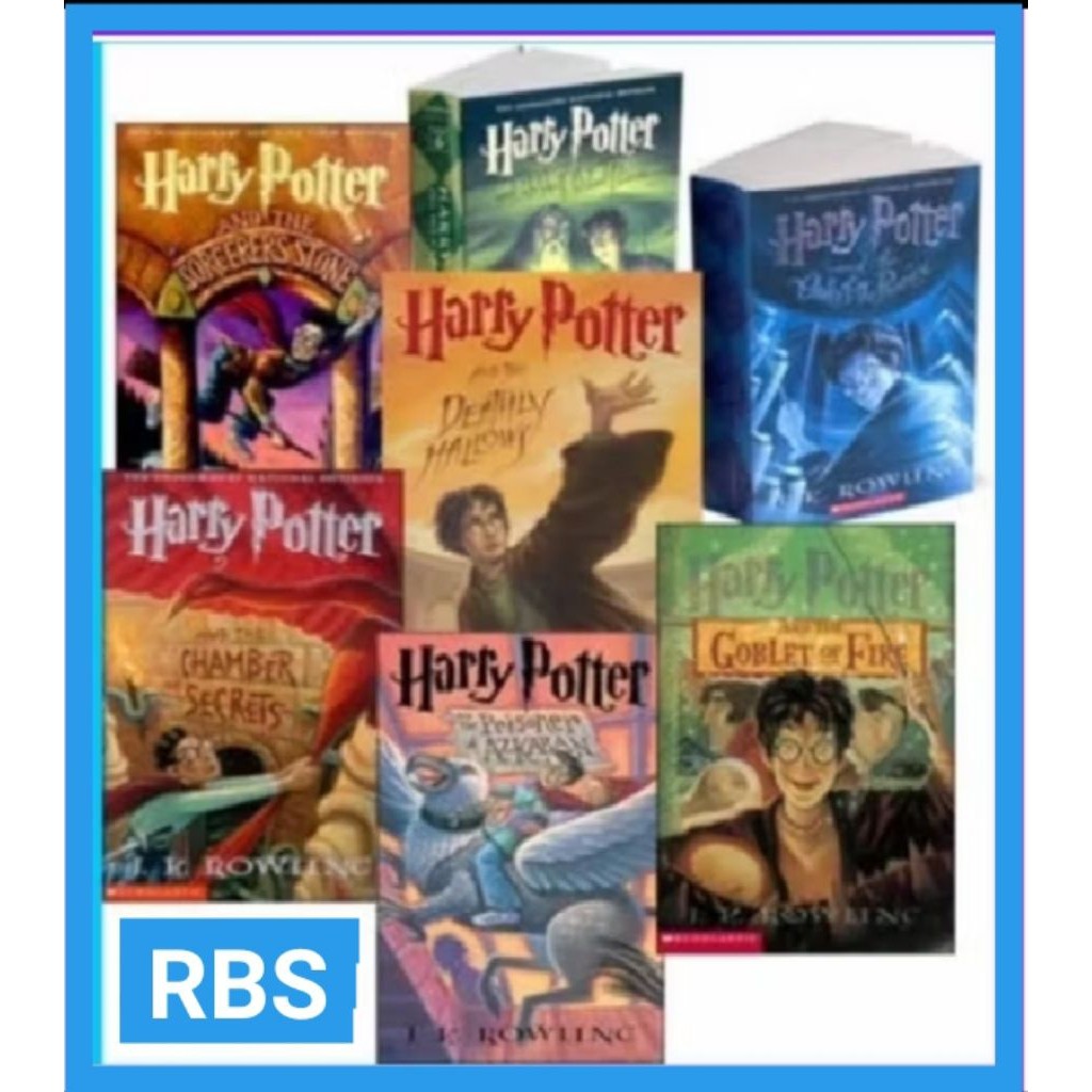 Jual Harry Potter ( 7 book series) by JK Rowling (English) | Shopee ...