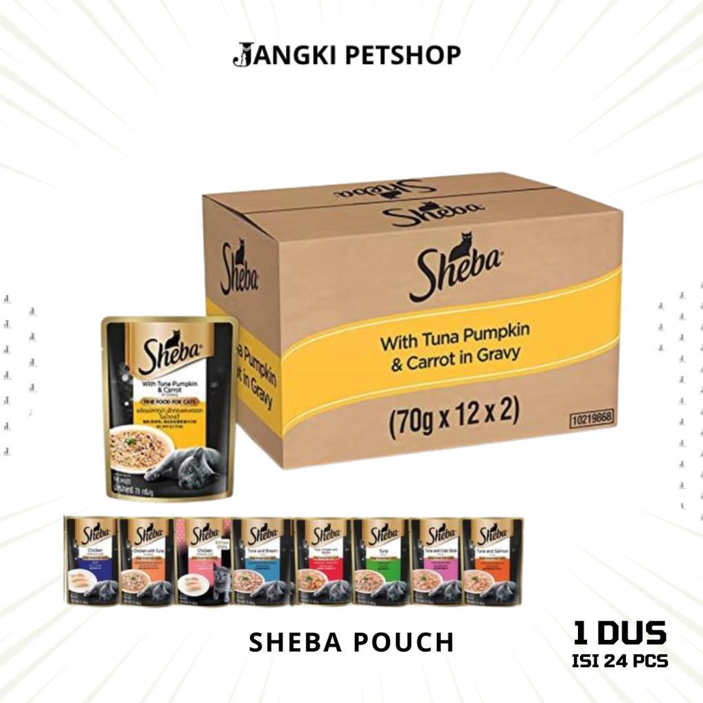 Jual Sheba Pouch / Sheba Sachet Dus 24 x 70 g All Variant | Shopee ...