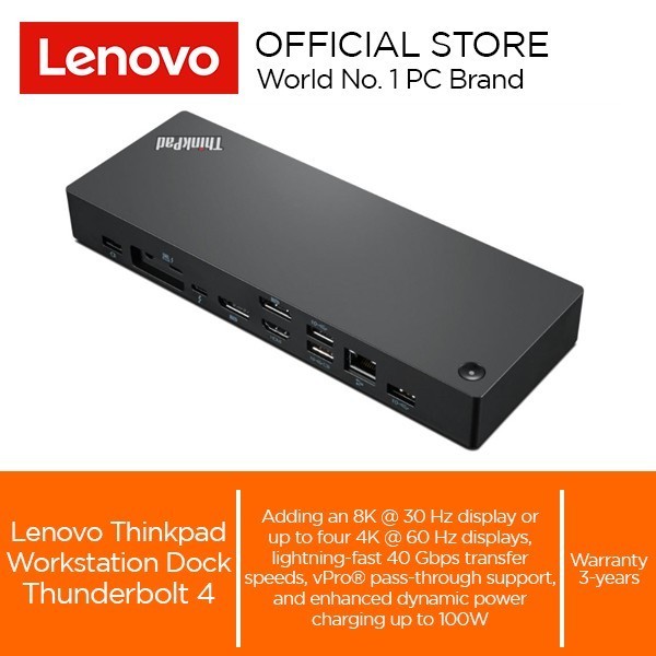 Jual Lenovo ThinkPad Thunderbolt 4 WorkStation Dock | Shopee Indonesia