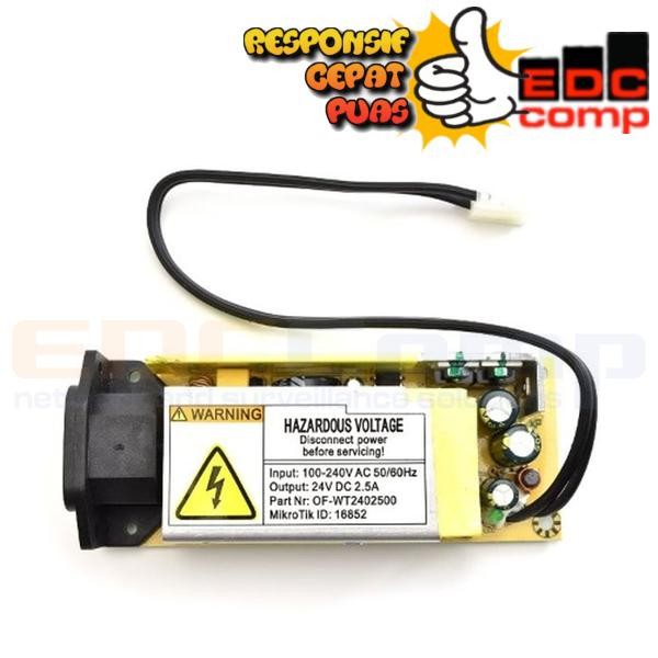 Jual [sovrel] MikroTik 24V 2.5A internal PSU for CCR1009 series ...