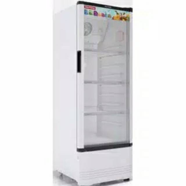 Jual SHOWCASE POLYTRON SCN 180L 3 RAK LEMARI PENDINGIN MINUMAN KACA ...