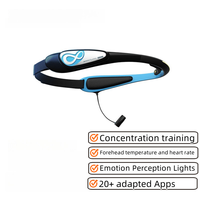 Jual PRO EEG Headset ECG Feedback Focus Training Headband EEG Brainwave ...