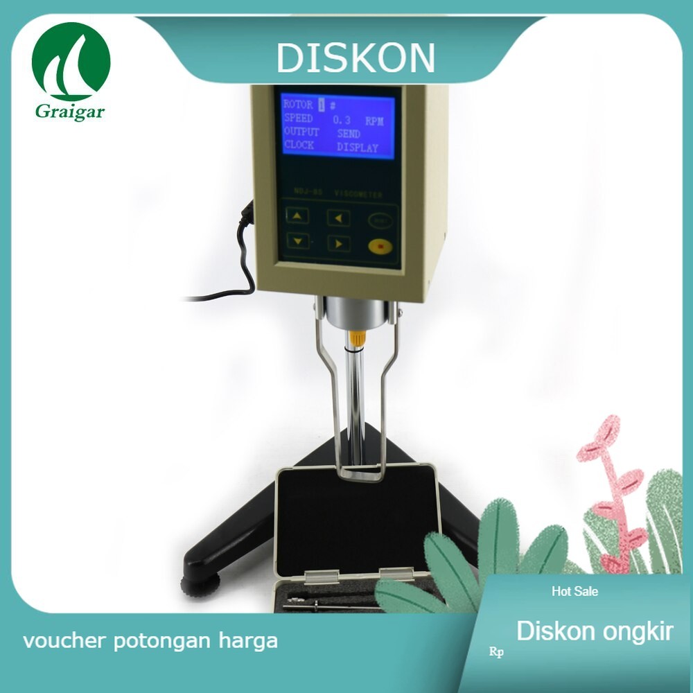 Jual Viscometer NDJ8S Viskometer NDJ-8S Visco Meter NDJ 8S Kekentalan ...
