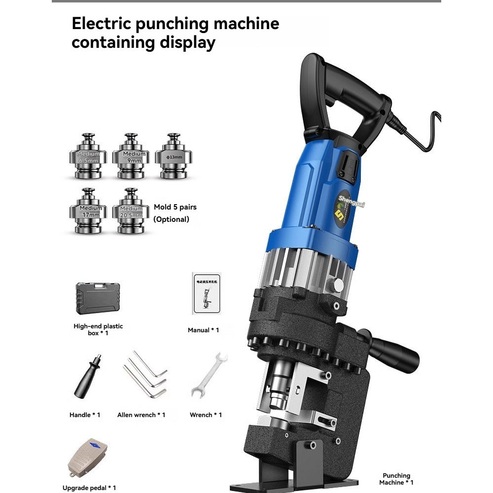 Jual 16T 1800W Electric Hydraulic Punching Machine Angle Steel ...