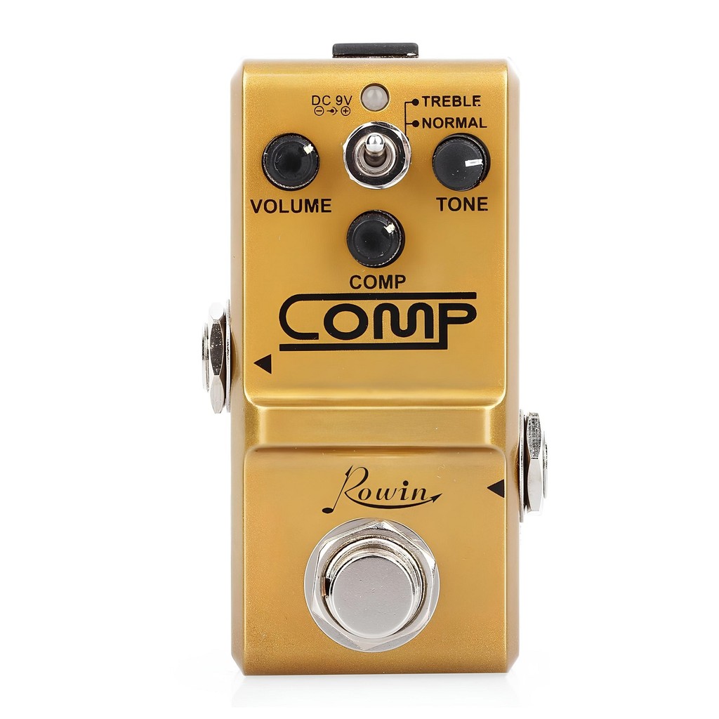 Jual Rowin Best Analog Comp Box Guitar Compressor Pedal Compression ...
