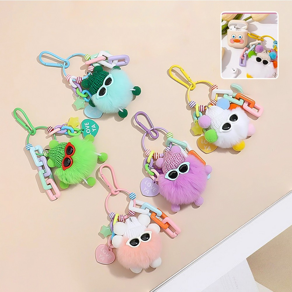 Jual NN - Gantungan Kunci Hiasan Tas Boneka Cute Coal Balls / Gantungan ...