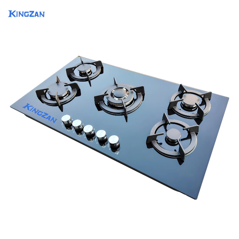 Jual 900MM mm 5 burner gas stove independent cast iron frame high grade ...
