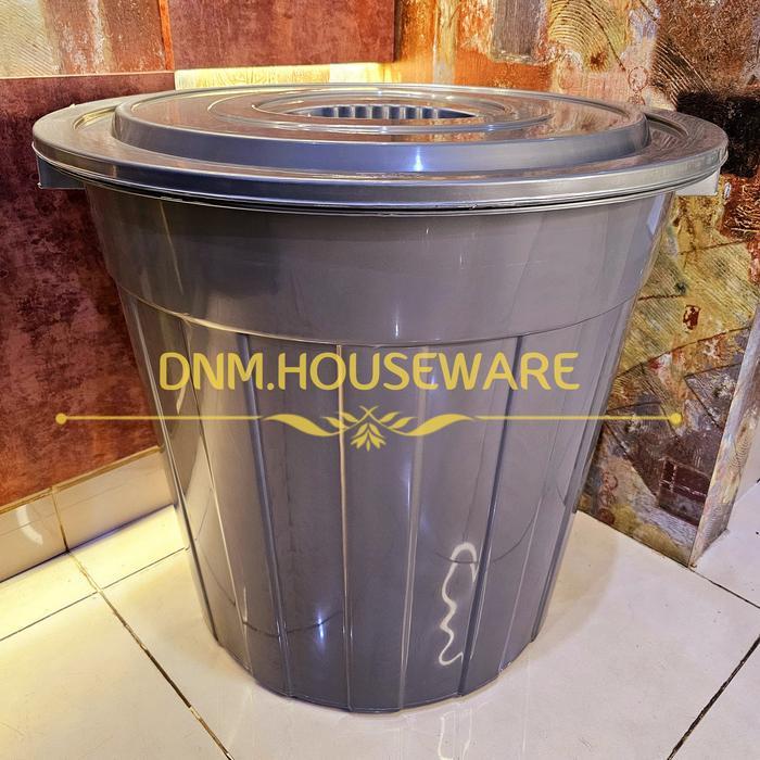 Jual Tong Gentong Ember Bak Bertutup Tutup Air Mandi Sampah Outdoor ...