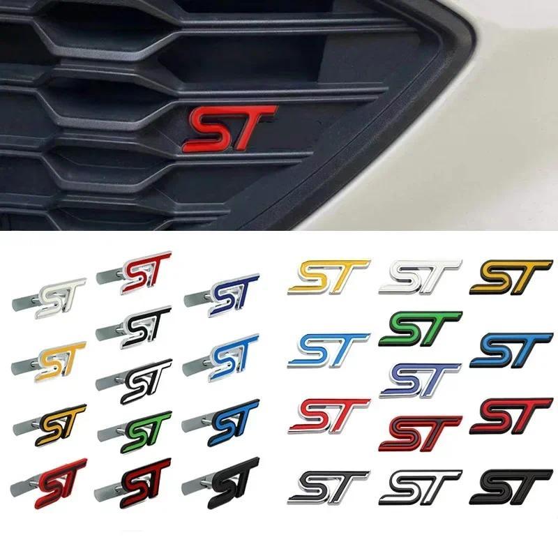 Jual 3D Metal ST Front Grille Emblem Badge Car Rear Trunk Fender ...
