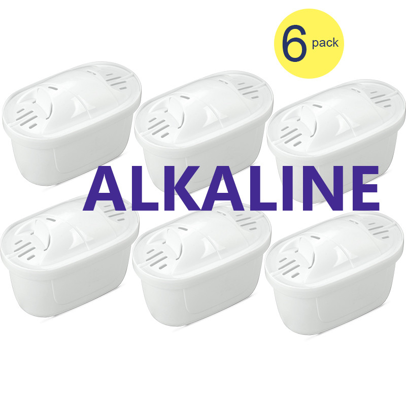 Jual 3/6-Pack Alkaline Water Filter Cartridge Replacement for Brita ...