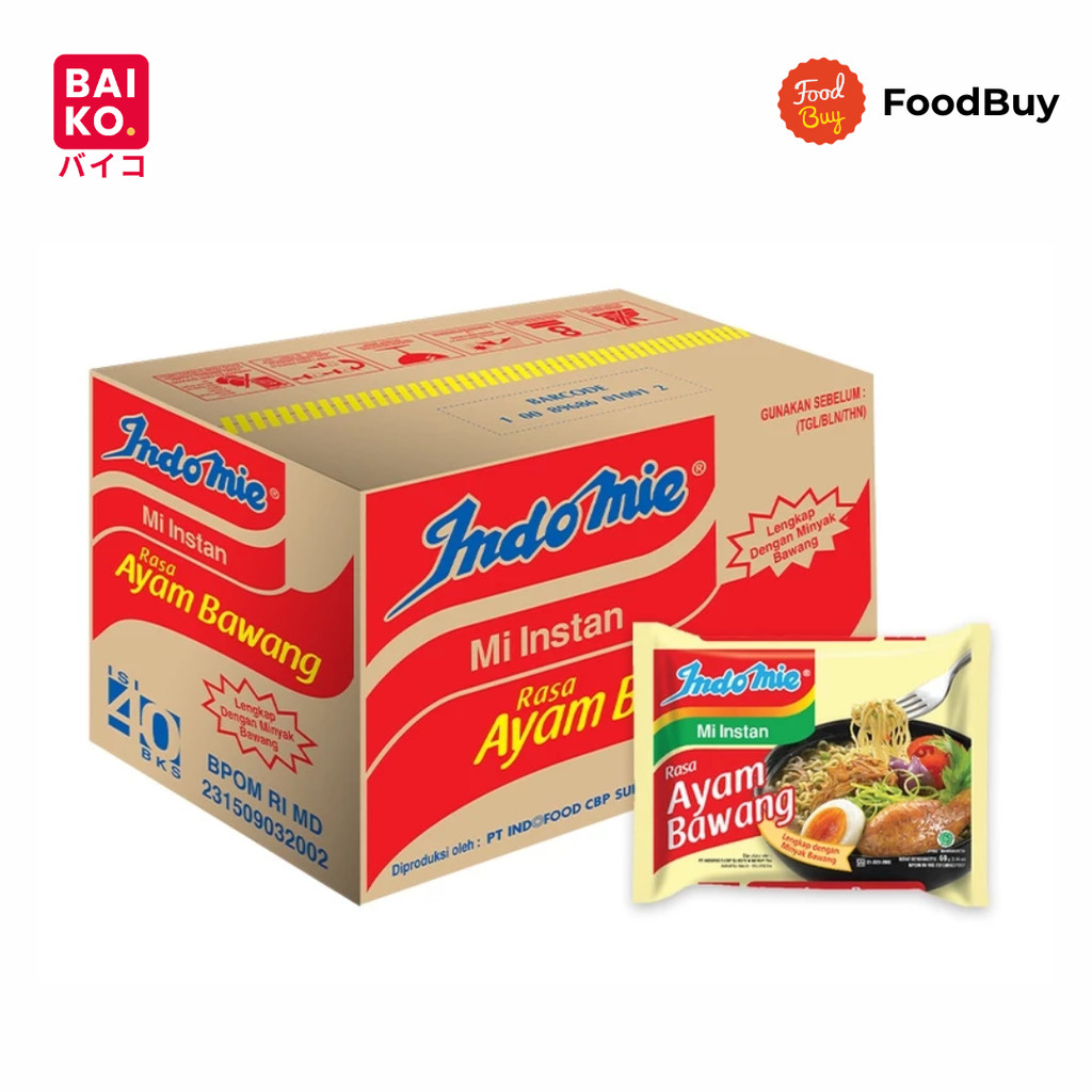 Jual Indomie Ayam Bawang 69 gr 1 Dus (40 Pcs) | Shopee Indonesia