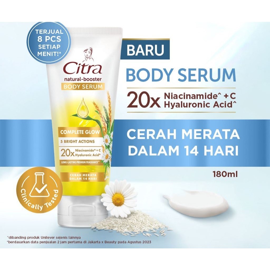 Jual DELIA - Citra Natural Booster Body Serum Complete Glow & Insta ...
