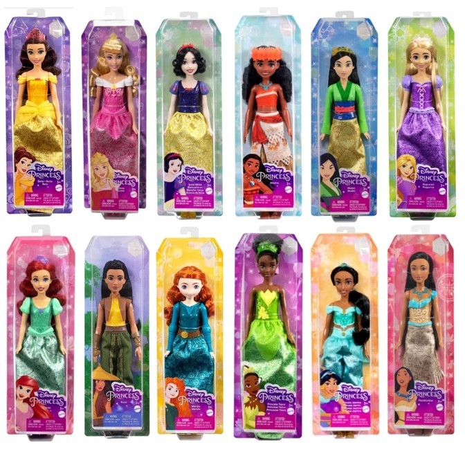 Jual MATTEL Disney Princess FASHION Doll Assorted HLW02 GLC | Shopee ...