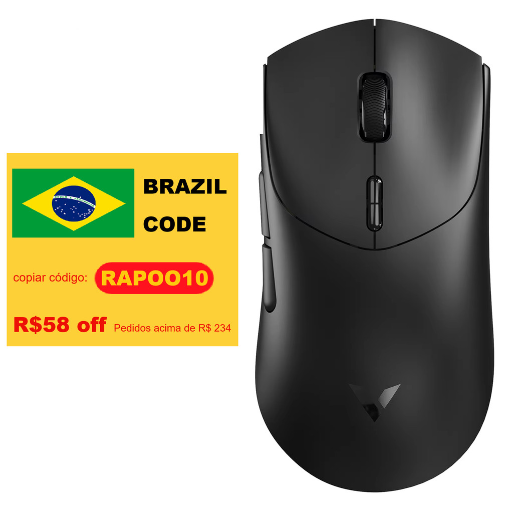 Jual Rapoo VT7 MAX /VT7 Wireless Gaming Mouse PAW3950 /PAW3398 True 8K ...