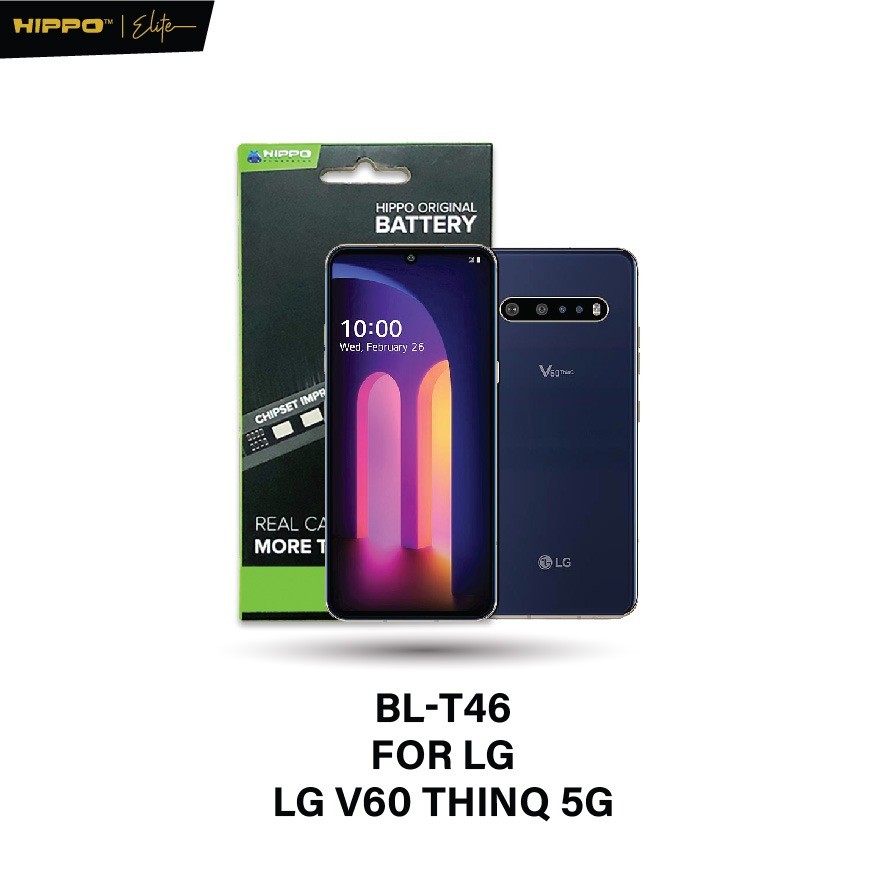 Jual Hippo Baterai LG V60 THINQ 5G 5000mAh Battery Batere Batrai Batre ...