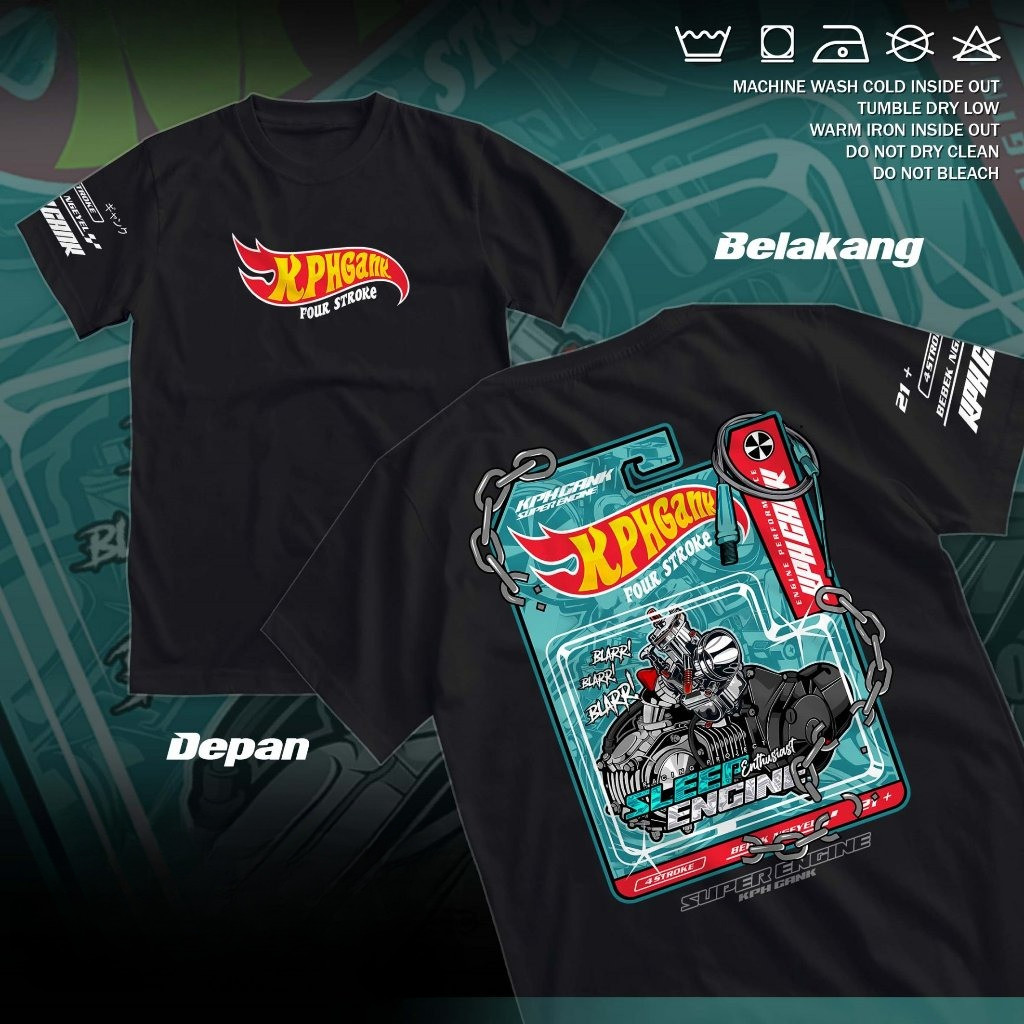 Jual KAOS RACING KPH GANK - Kaos 4 Stroke - Kaos Sleep Engine - Baju ...